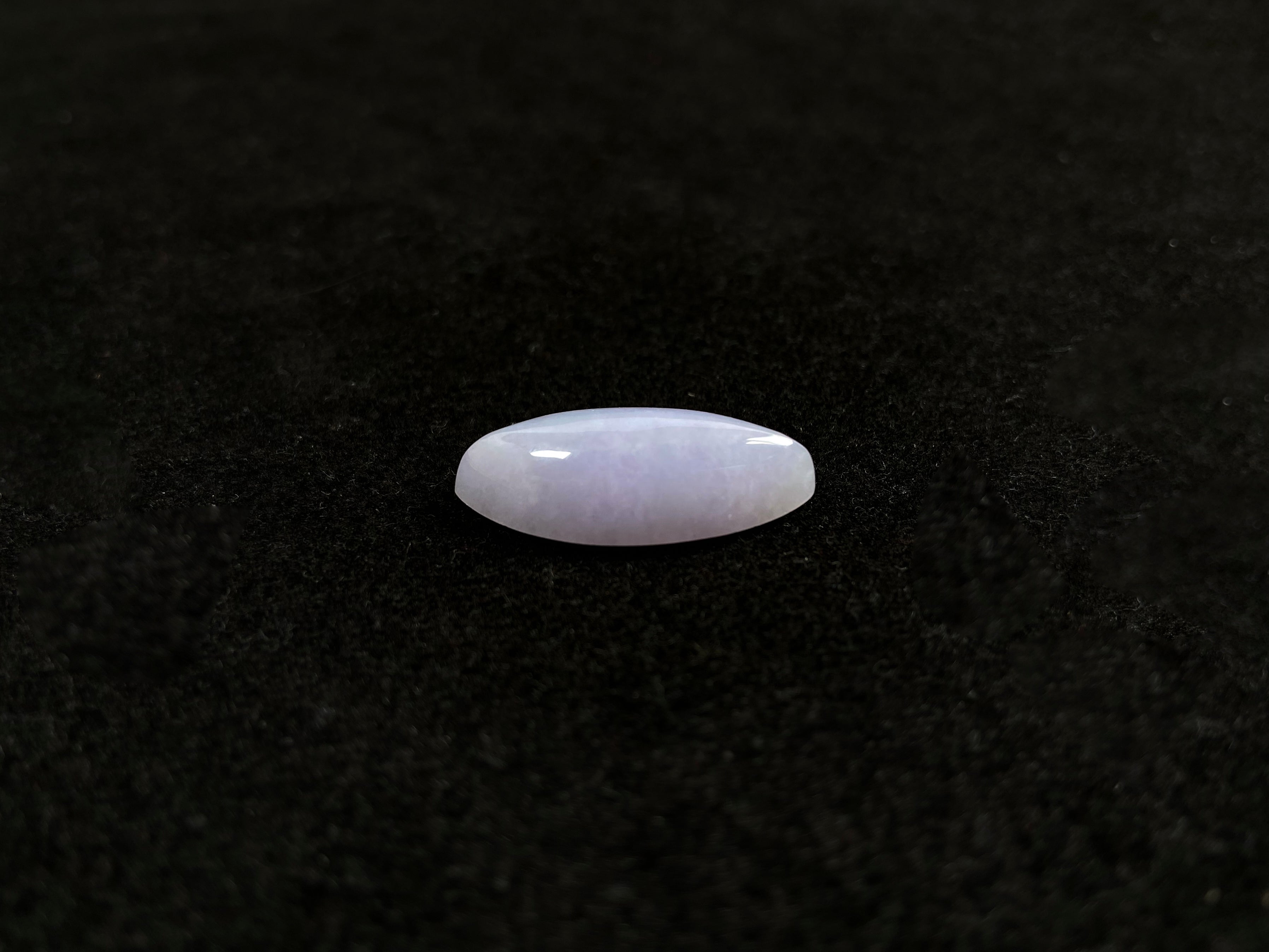 Lavender Purity Waterdrop · Natural Burmese Loose Jadeite – TATHATA